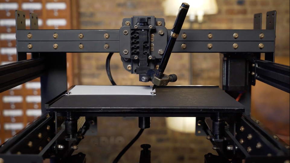 This Machine Creepily Duplicates Your Handwriting Perfectly | Fast ...